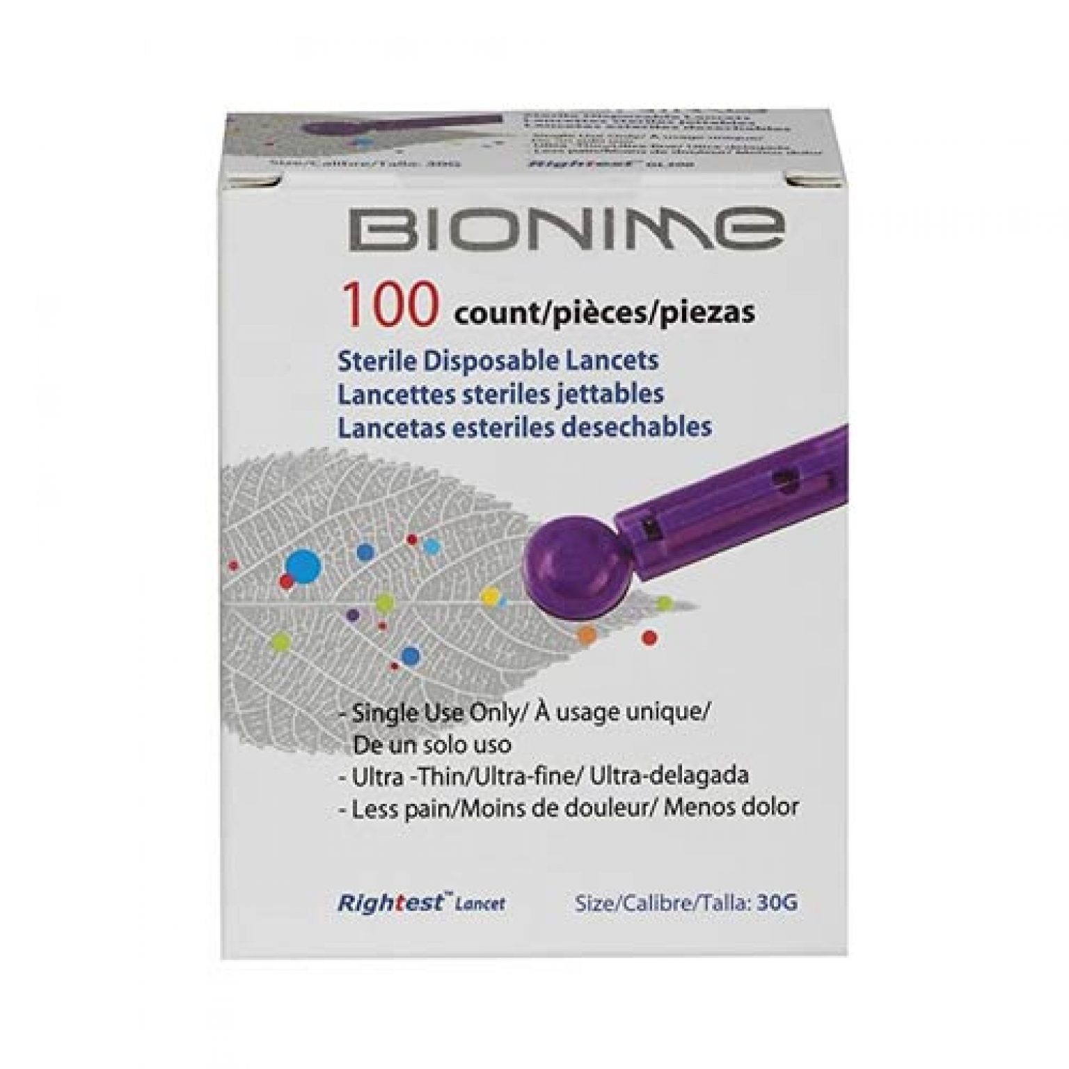 إبر وخز لجهاز قياس نسبة السكر في الدم - Binomial Rightest Blood Glucose ...